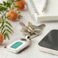 Turquoise Portable Toilet Keychain | Zazzle