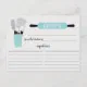 Turquoise Rolling Pin Kitchen Tools Recipe Card | Zazzle