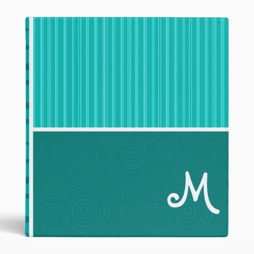 Turquoise Squares; Retro Square 3 Ring Binder | Zazzle