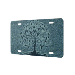 Turquoise Tree of Life License Plate | Zazzle