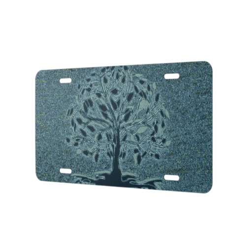 Turquoise Tree of Life License Plate | Zazzle