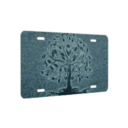 Turquoise Tree of Life License Plate | Zazzle
