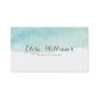 Turquoise Watercolor Business Card | Zazzle