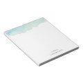 Turquoise Watercolor Notepad | Zazzle