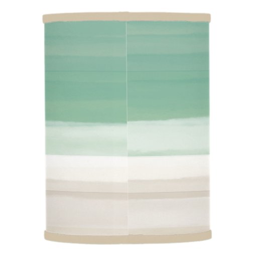 Turquoise Watercolor Ocean Beach Lamp Shade | Zazzle