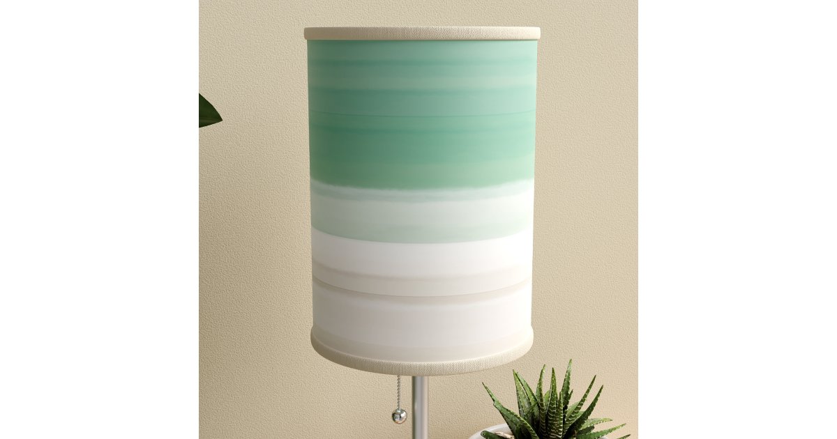 Turquoise Watercolor Ocean Beach Lamp Shade | Zazzle