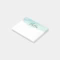 Turquoise Watercolor Post-it Notes | Zazzle