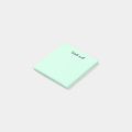 Turquoise Week-end Post-it Notes | Zazzle