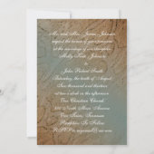 Turquoise Western Motif Wedding Invitation | Zazzle