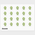Turtle as Bodybuilder with Six pack Classic Round Sticker | Zazzle