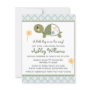Turtle Baby Shower Invites With Daisies For Boys | Zazzle