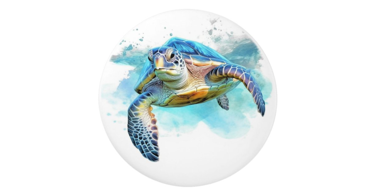 Turtle Beach Nautical Drawer Knobs | Zazzle