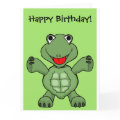 Turtle Birthday Card | Zazzle