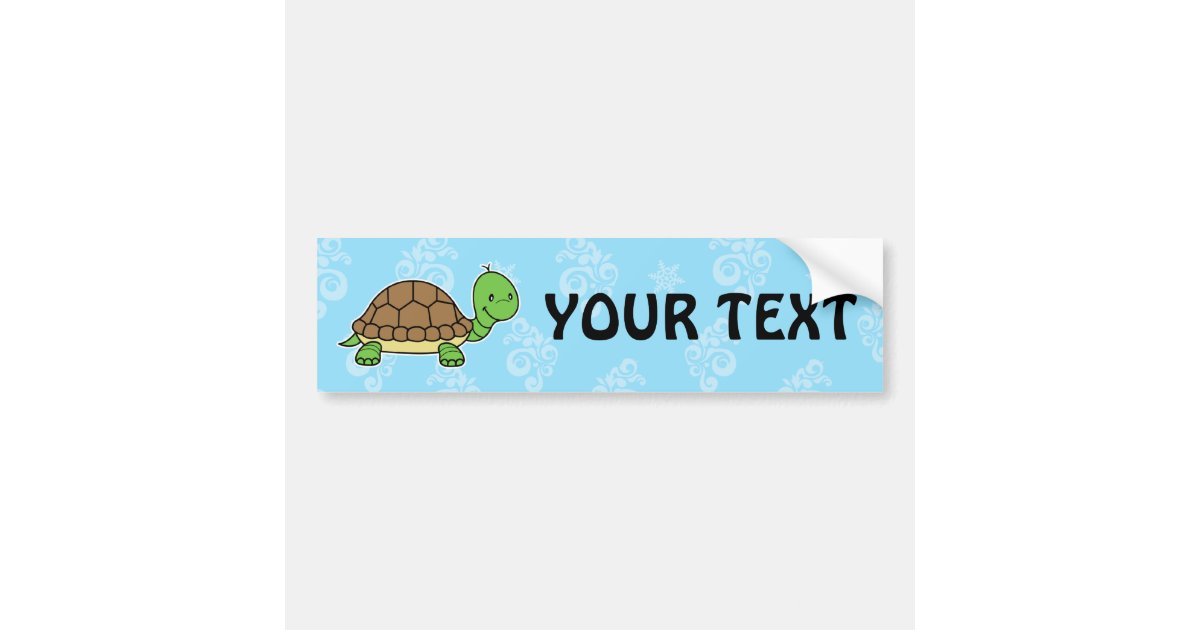 Turtle bumper sticker | Zazzle