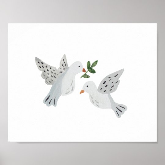 Turtle Doves Art Print | Zazzle.com