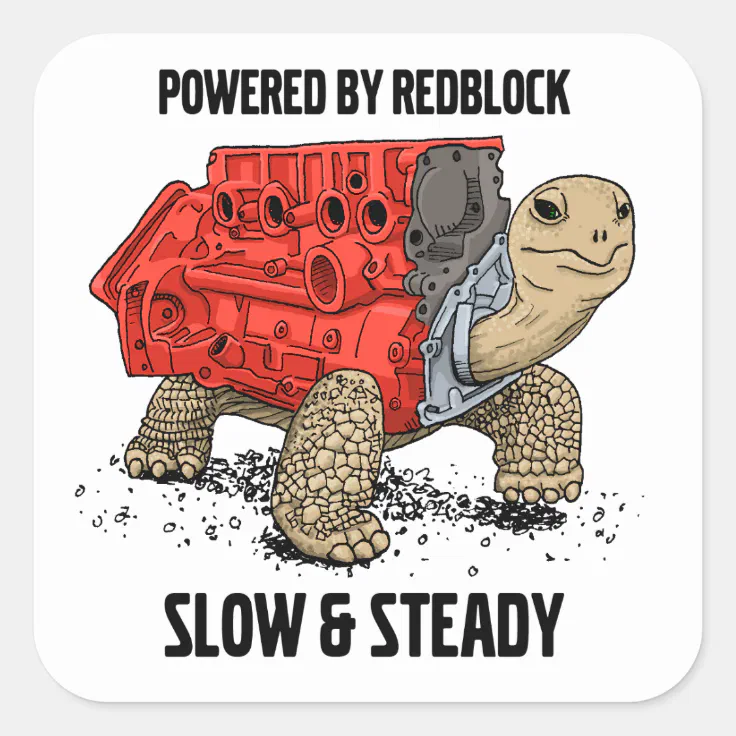 Turtle Engine Sticker | Zazzle