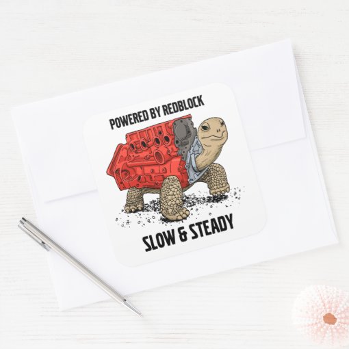 Turtle Engine Sticker | Zazzle