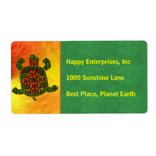 Turtle Labels | Zazzle