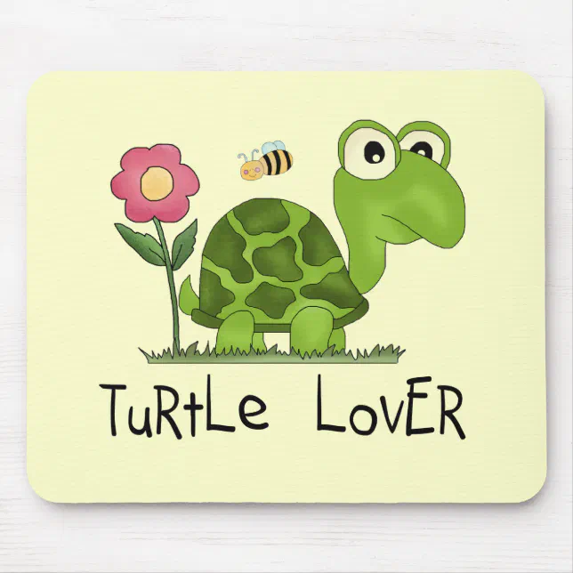 Turtle Lover Tshirts and Gifts Mouse Pad | Zazzle