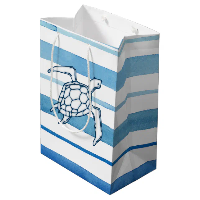 Turtle Medium Gift Bag | Zazzle