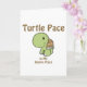 Turtle Pace Card | Zazzle