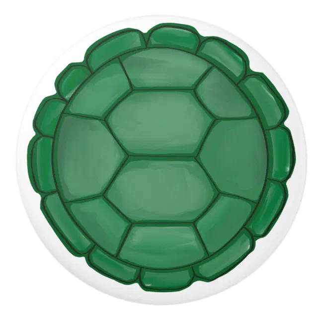 Turtle Shell Boys Room Sealife Animal Theme Ceramic Knob | Zazzle