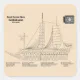 Turtle Ship Geobukseon - Ship Blueprint SD Square Sticker | Zazzle