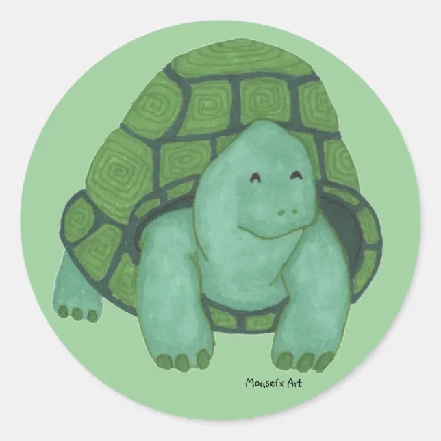 Turtle Sticker | Zazzle
