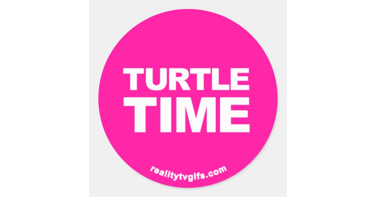 Turtle Time - Stickers | Zazzle