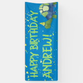 Turtle Tortoise Birthday Party Banner | Zazzle