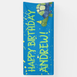 Turtle Tortoise Birthday Party Banner | Zazzle