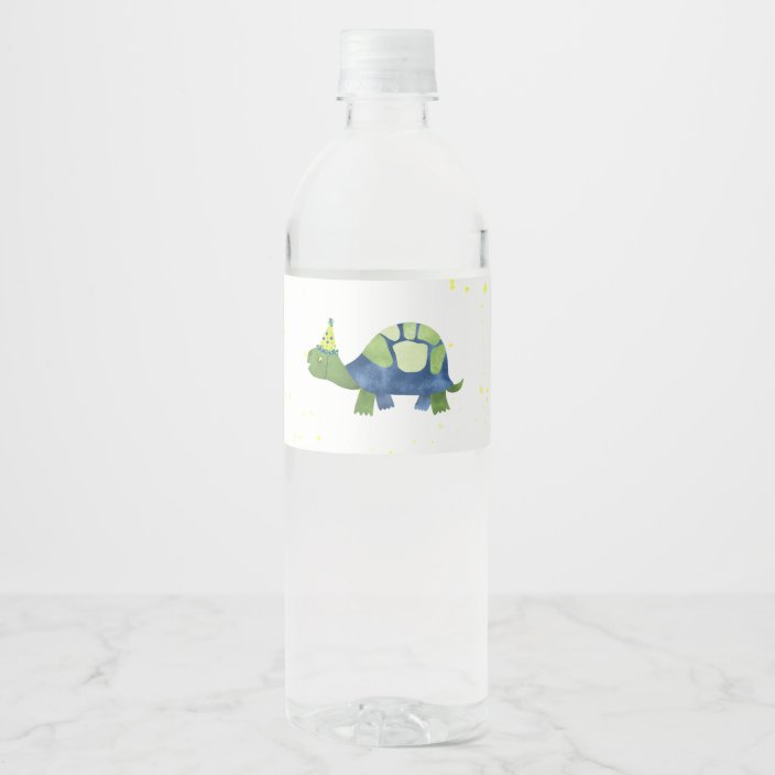 Turtle Tortoise Water Bottle Labels | Zazzle.com