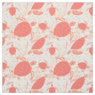 Coral reef pattern fabric | Zazzle.com