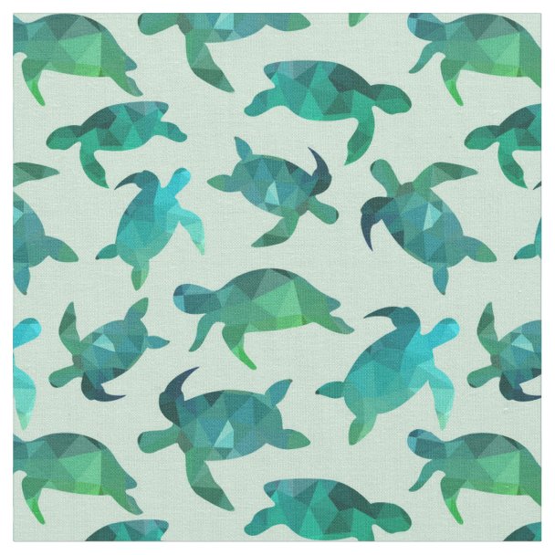 Sea Turtle Fabric | Zazzle.com