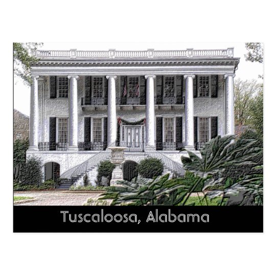 Tuscaloosa Alabama - postcard | Zazzle.com
