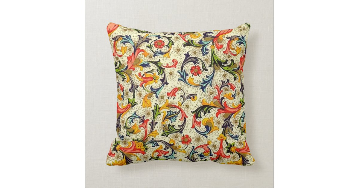 Tuscan Vines Throw Pillow | Zazzle.com