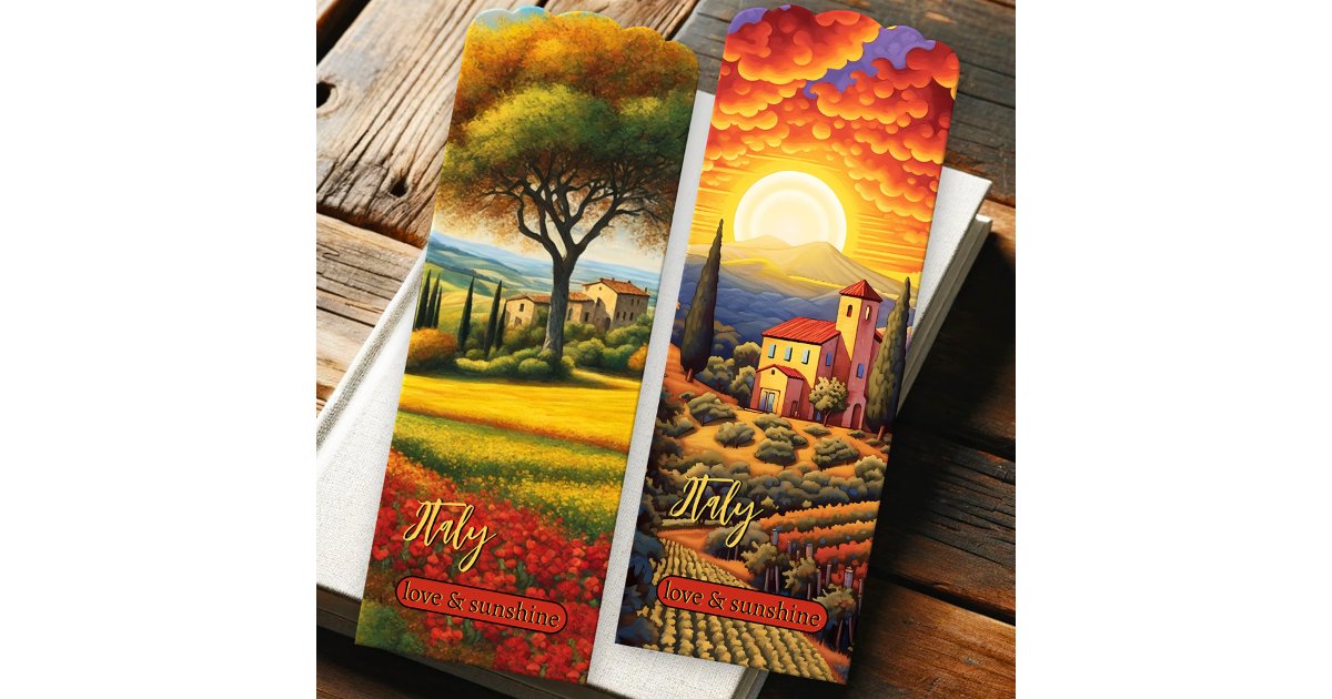 Tuscany Italian Fine Art Bookmarks | Zazzle