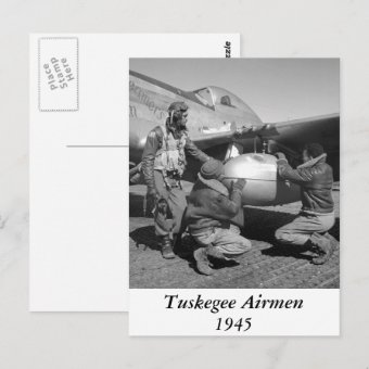 Tuskegee Airmen, 1945 Postcard | Zazzle
