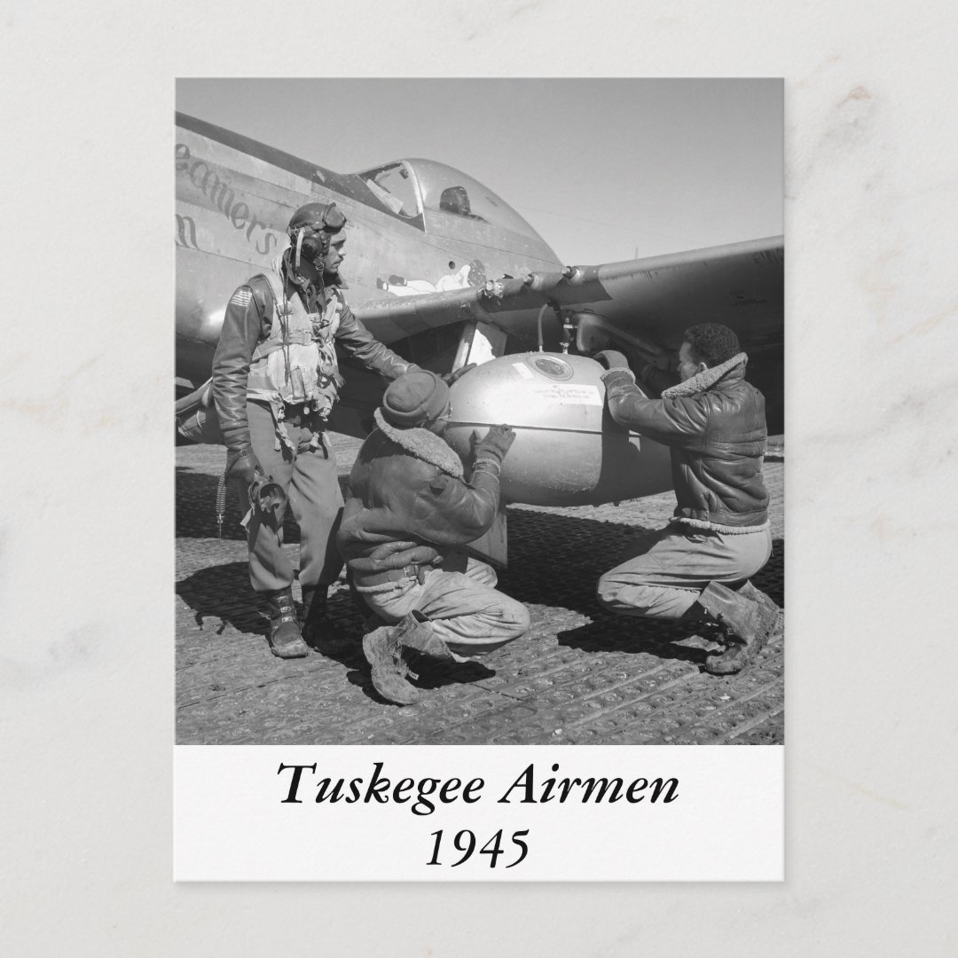 Tuskegee Airmen, 1945 Postcard | Zazzle