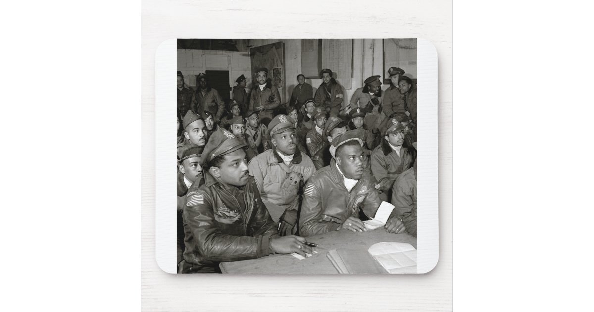 Tuskegee Airmen at Briefing World War II Mouse Pad | Zazzle