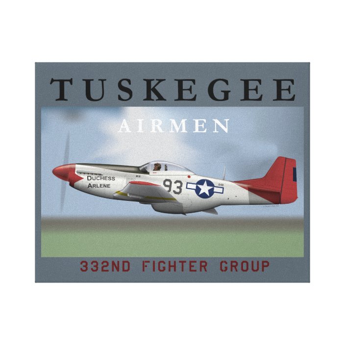 Tuskegee Airmen Poster Canvas Print | Zazzle.com