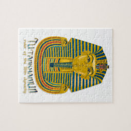 Tutankhamun mummy, the ancient King Tut of Egypt Jigsaw Puzzle | Zazzle