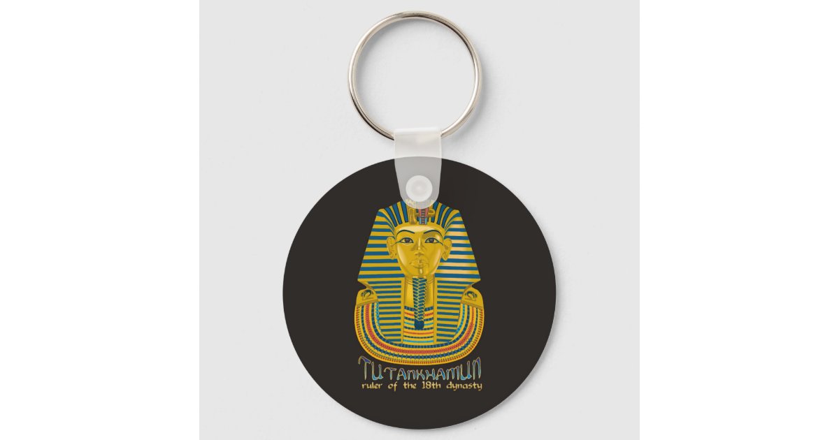 Tutankhamun mummy, the ancient King Tut of Egypt Keychain | Zazzle