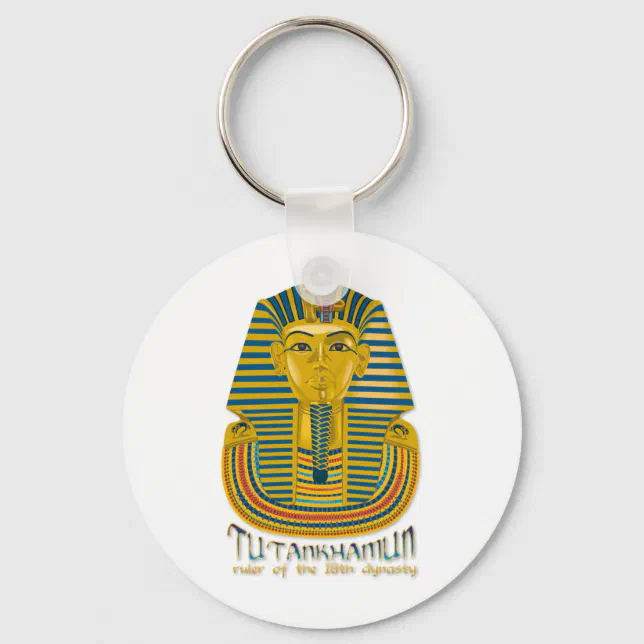 Tutankhamun mummy, the ancient King Tut of Egypt Keychain | Zazzle