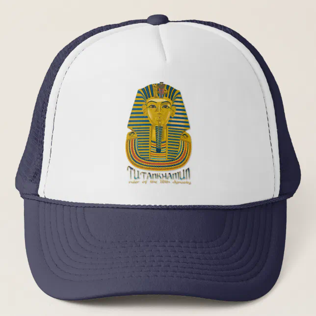 Tutankhamun mummy, the ancient King Tut of Egypt Trucker Hat | Zazzle