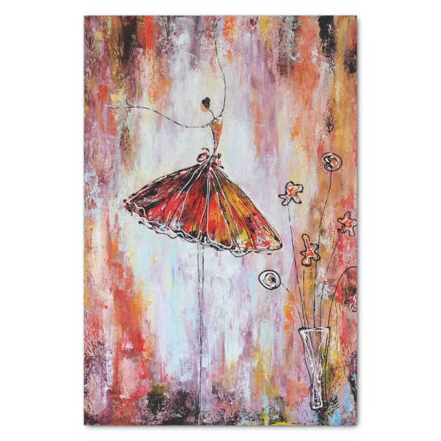Tutu Ballerina Decoupage Tissue Paper | Zazzle