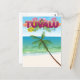 Tuvalu Island travel poster Postcard | Zazzle