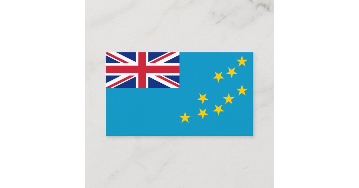 Tuvaluan Flag, Flag of Tuvalu Business Card | Zazzle