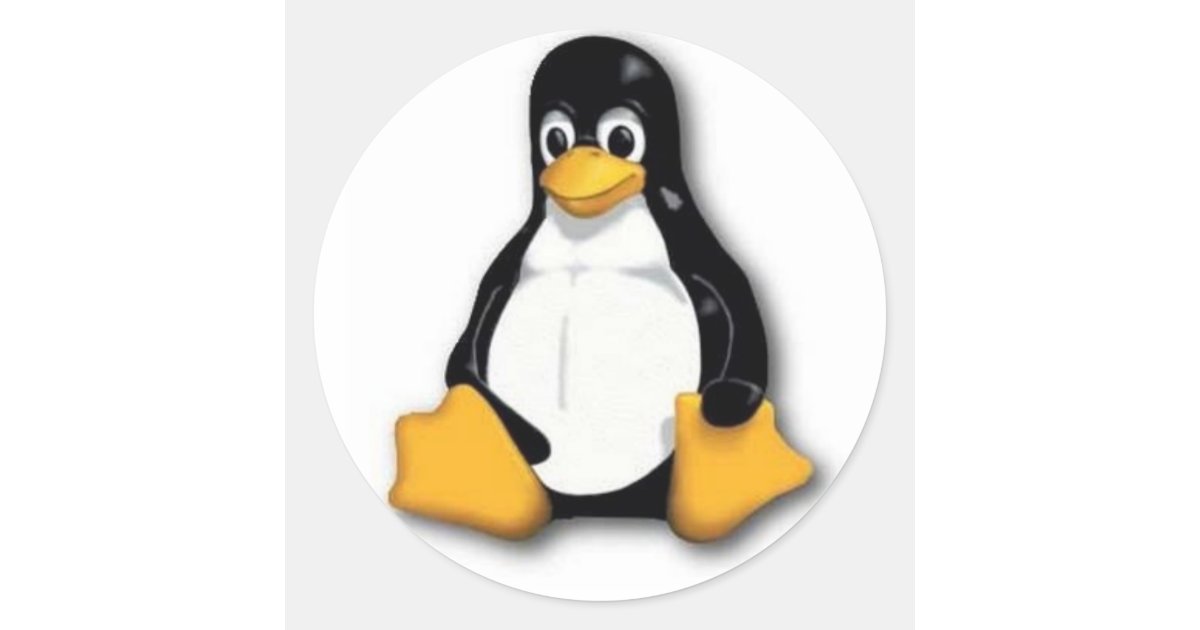 Tux Linux Penguin Sticker | Zazzle