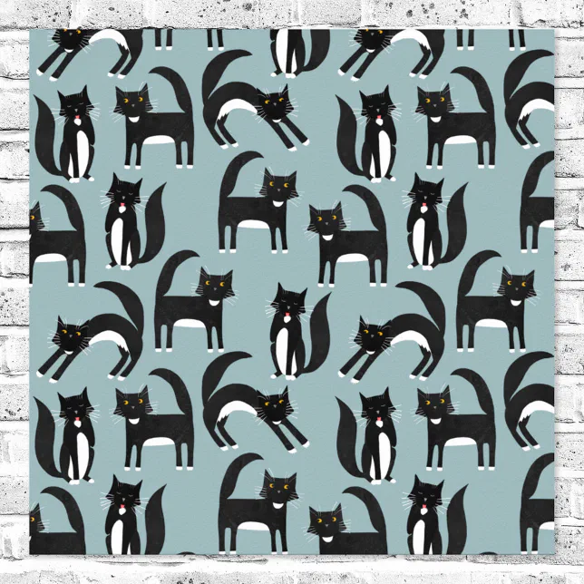 Tuxedo Cats Poster | Zazzle